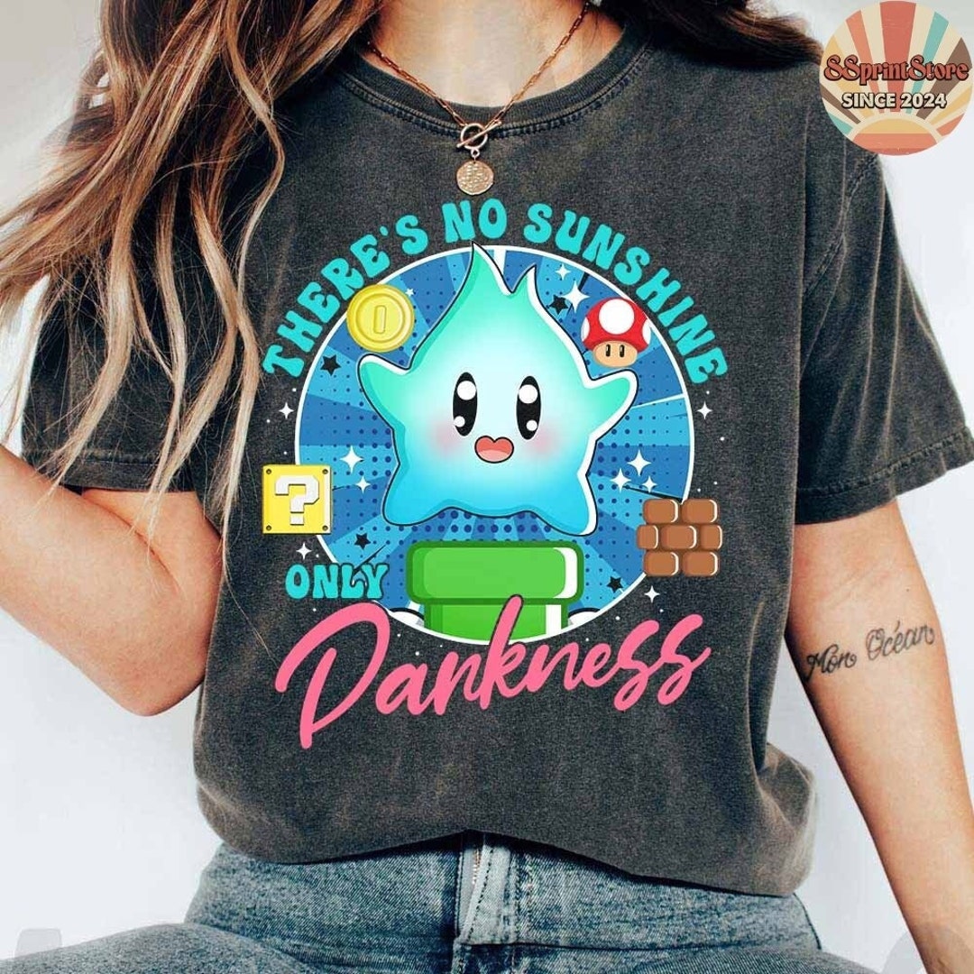 There's No Sunshine Super Mario Luna Star Shirt, Lumalee Star Super ...