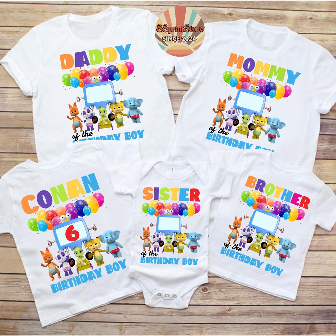 Personalized Word Party Birthday Shirts, Word Party Family Birthday ...