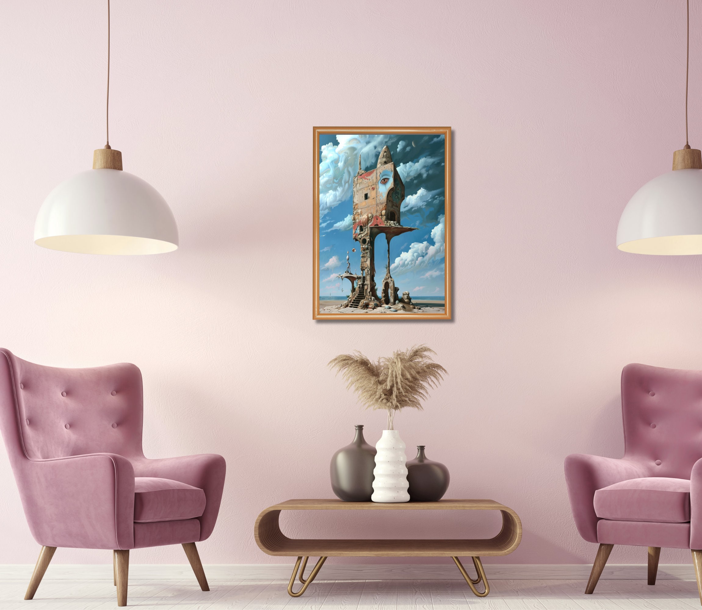Surrealism Style Picture. Printable Wall Art. Printable Painting ...