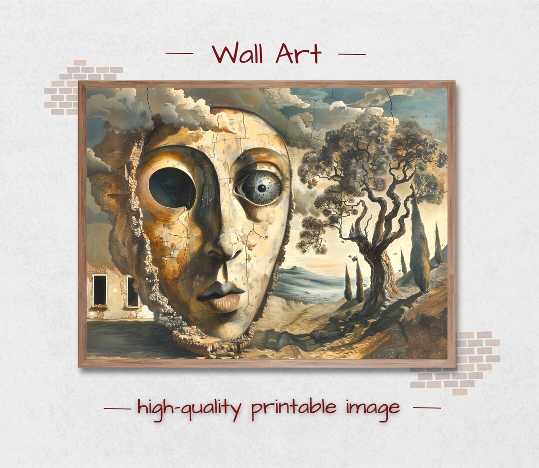 Surrealism Style Picture. Printable Wall Art. Printable Painting ...