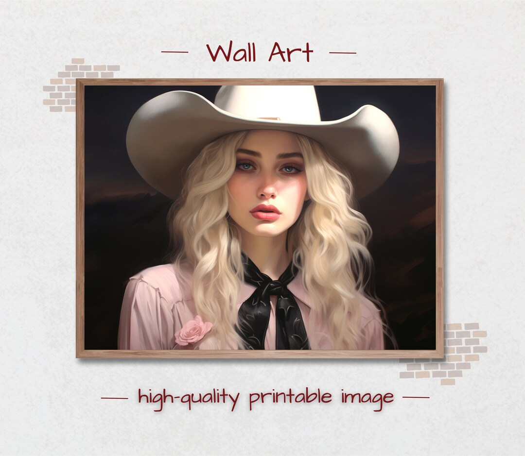 Cowboy Style Image. Printable Wall Art. Digital Download. - Etsy