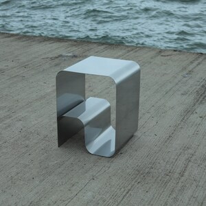 Modern Metal Coffe Table, Unique Minimalist Natural Metal Coffe Table ...