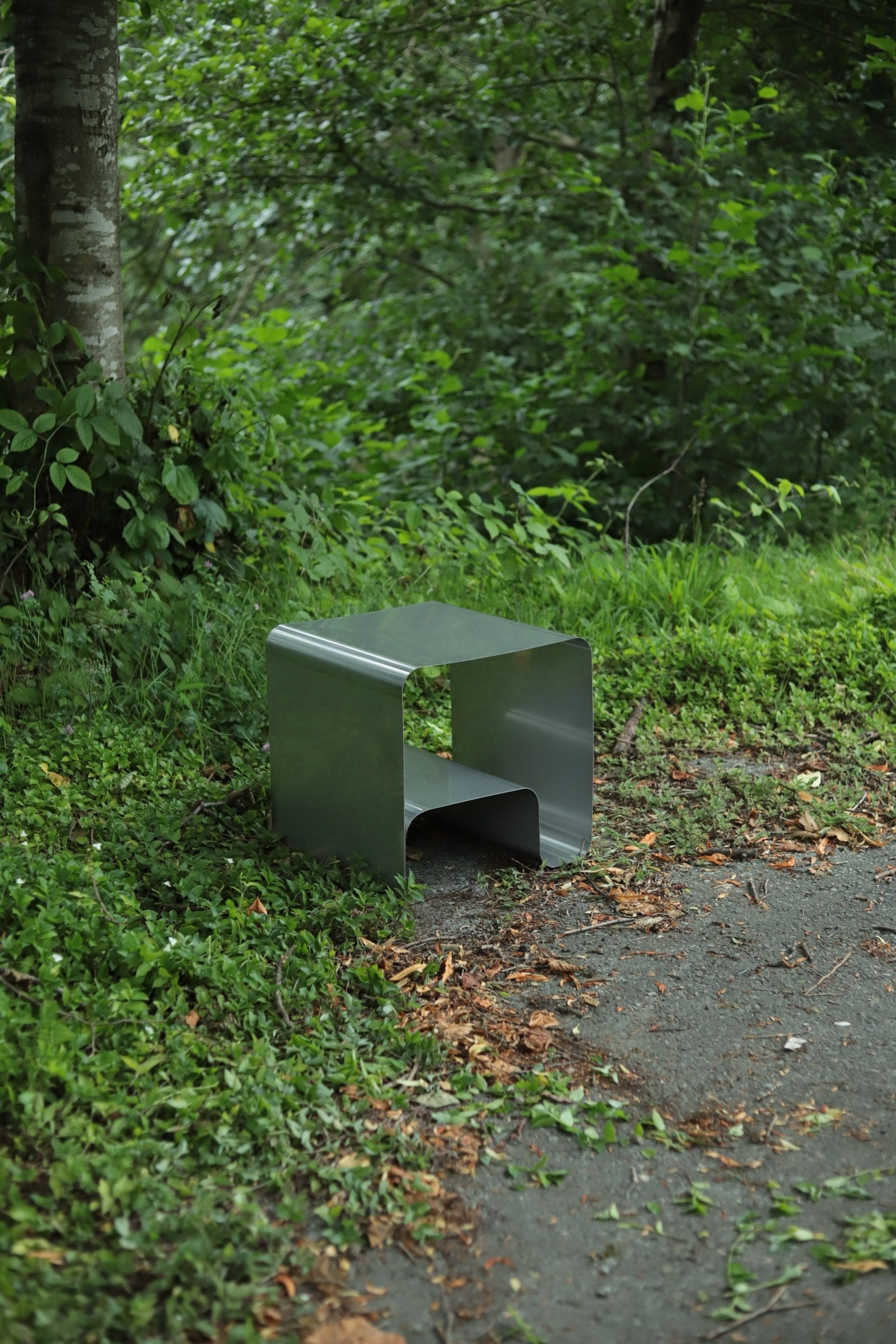 Modern Metal Coffe Table, Unique Minimalist Natural Metal Coffe Table ...