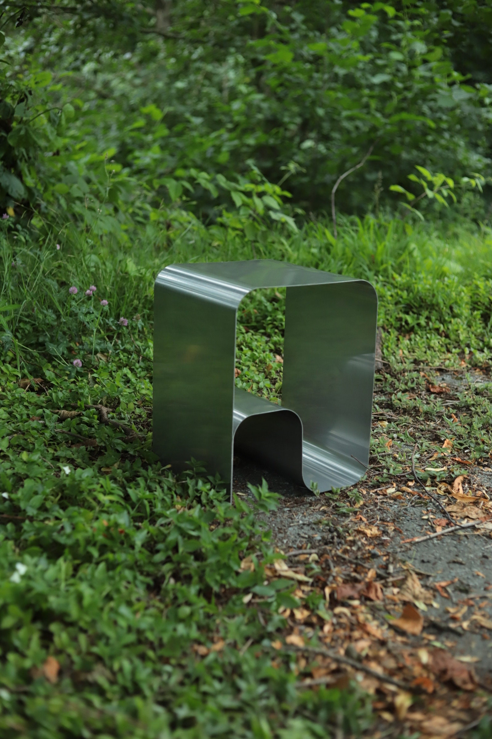 Modern Metal Coffe Table, Unique Minimalist Natural Metal Coffe Table ...