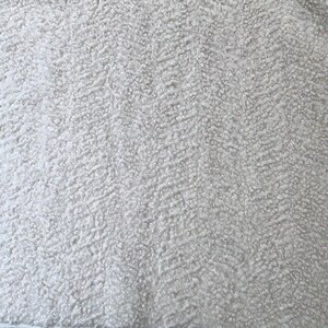 White Cream Boucle Fabric, Soft Textured Faux Sherpa Material - Etsy