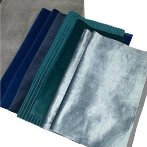 Velvet Fabric Bundle, Material Remnants for Crafting, Assorted Velvets ...