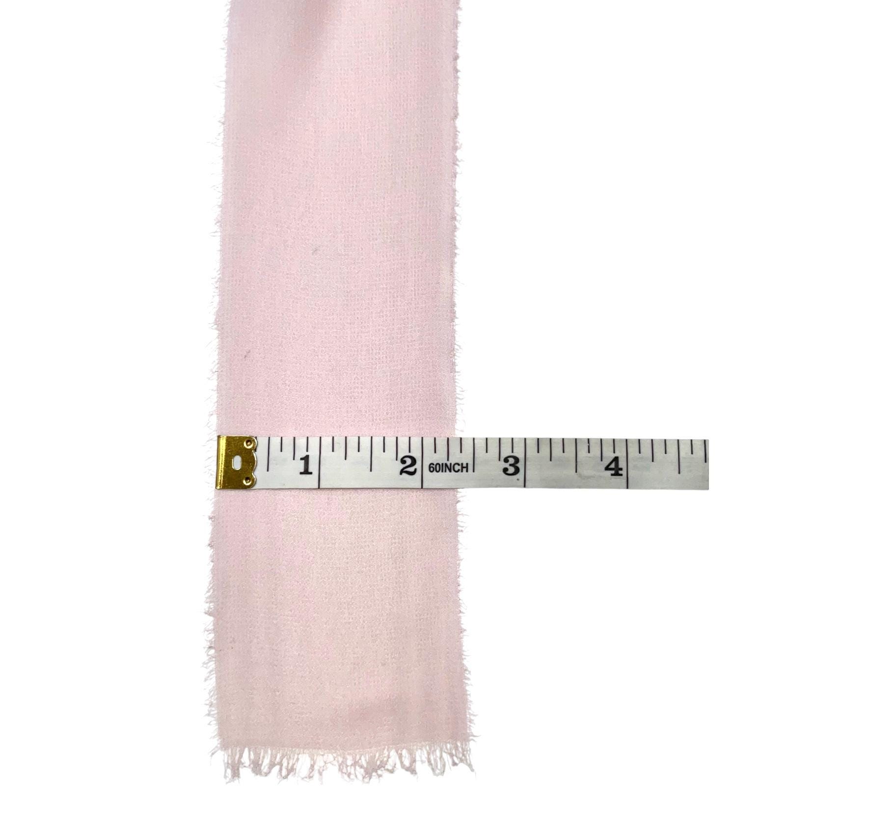 Pink Chiffon Ribbon, Frayed Edge Ribbon on Spool, Wedding Ribbon, Gift ...