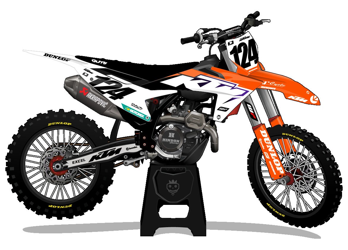 KTM Factory - Graphics Kit, Motocross Graphics, Decal Kit Custom, Free ...