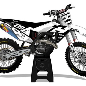 HUSQVARNA Power Grey - Mx Graphics Kit, Moto Graphics, Dirt Bike ...