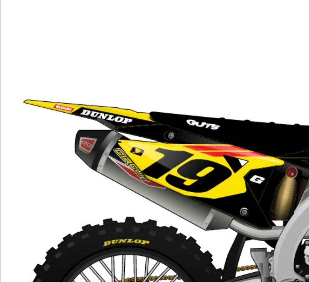 SUZUKI RMZ Speed - Graphics Kit, Motocross Graphics, Decal Kit Custom ...