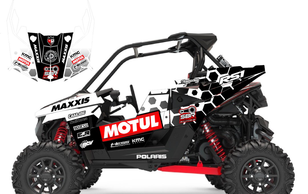 POLARIS RS1 Hex - Utv Graphics Kit, Polaris Rzr Kit, Polaris Decals ...