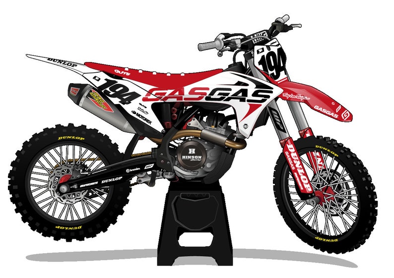 GASGAS Scar - Mx Graphics Kit, Moto Graphics, Dirt Bike Graphics Kit ...