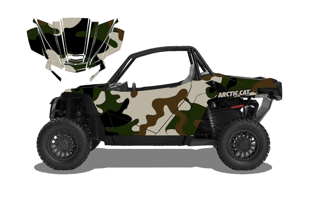 TEXTRON/ARCTIC CAT Camo - Utv Graphics Kit, Wildcat Xx, Arctic Cat ...