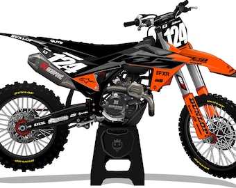 KTM Sunset - Graphics Kit, Motocross Graphics, Decal Kit Custom, Free ...