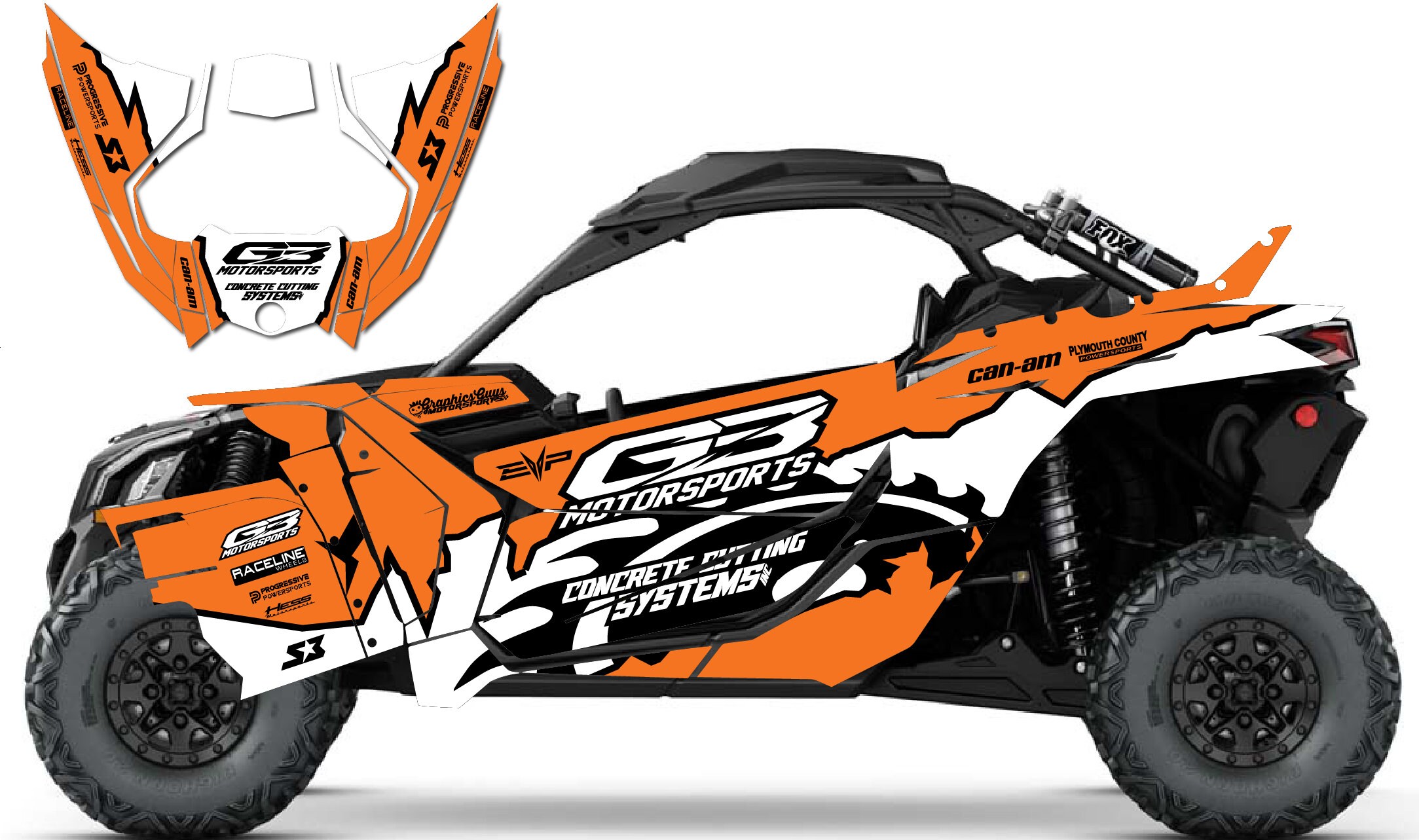 CANAM Ripping - UTV Graphics Kit, Buggy Decals, Utv Stickers, Custom ...