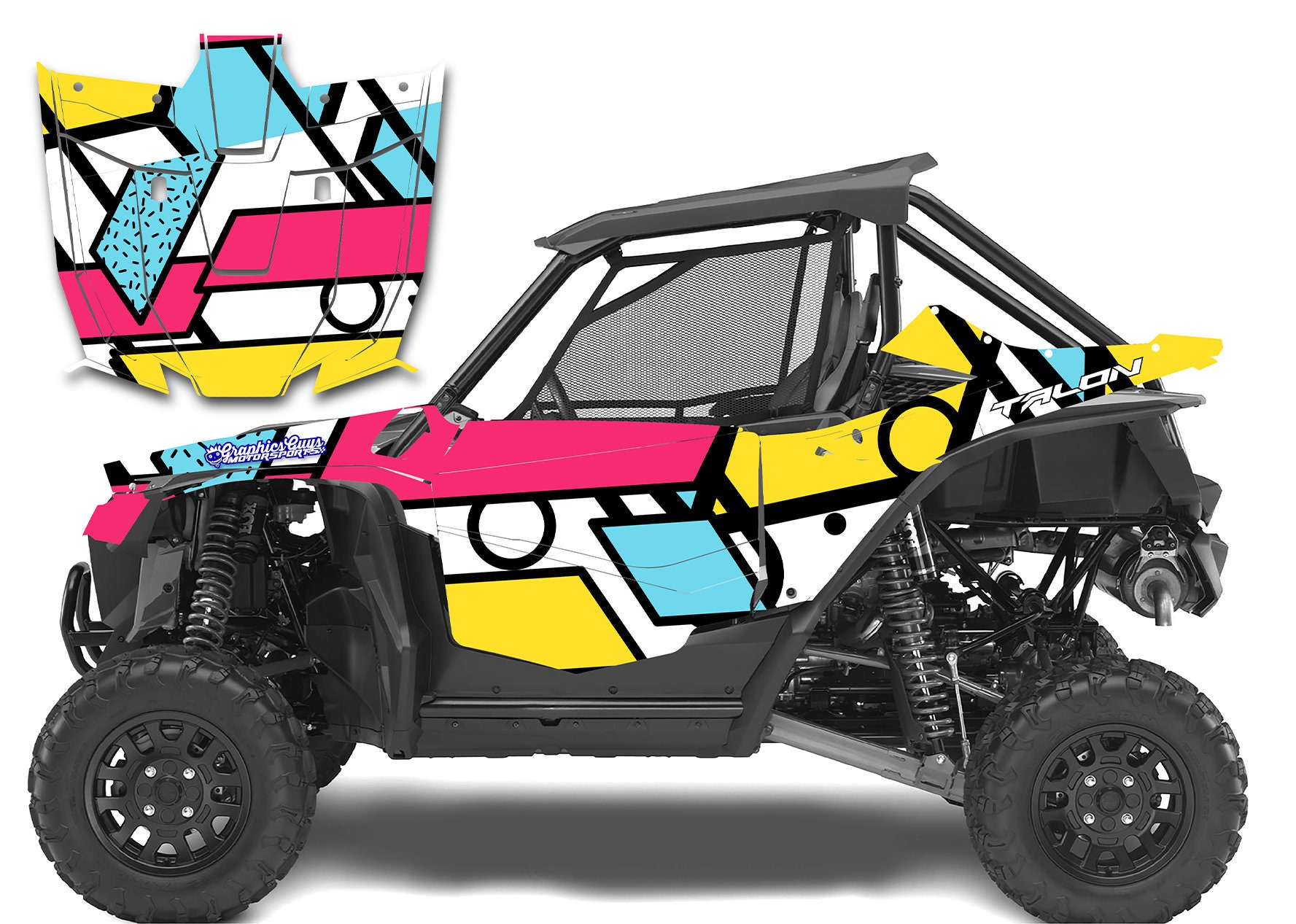 HONDA TALON Memphis - Graphics Kit, Decals, Stickers, Custom, Free ...
