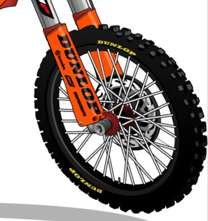 KTM Flex Grey Graphics Kit, Motocross Graphics, Decal Kit Custom, Free ...