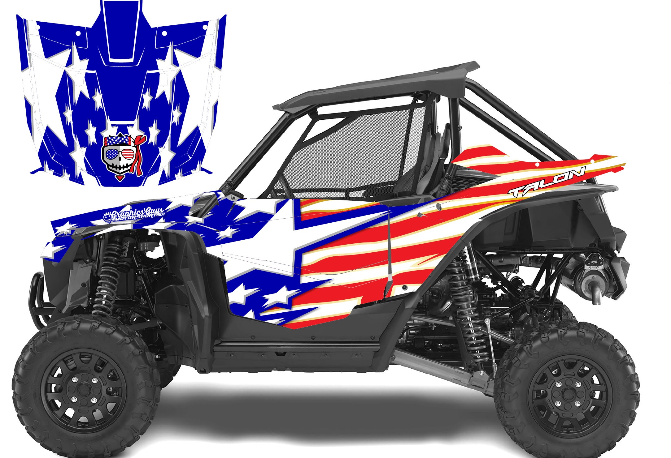 HONDA TALON Merica - Graphics Kit, Decals, Stickers, Custom, Free ...
