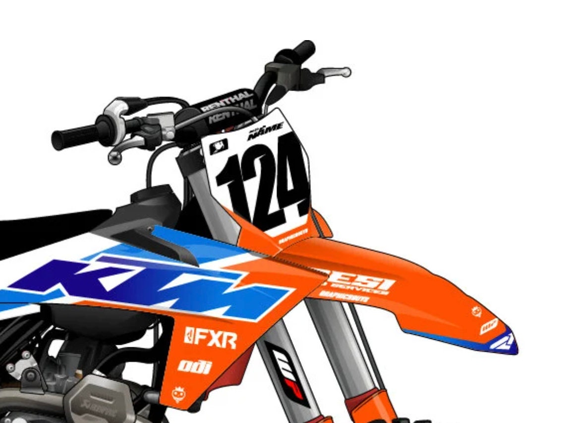 KTM Flex - Graphics Kit, Motocross Graphics, Decal Kit Custom, Free ...