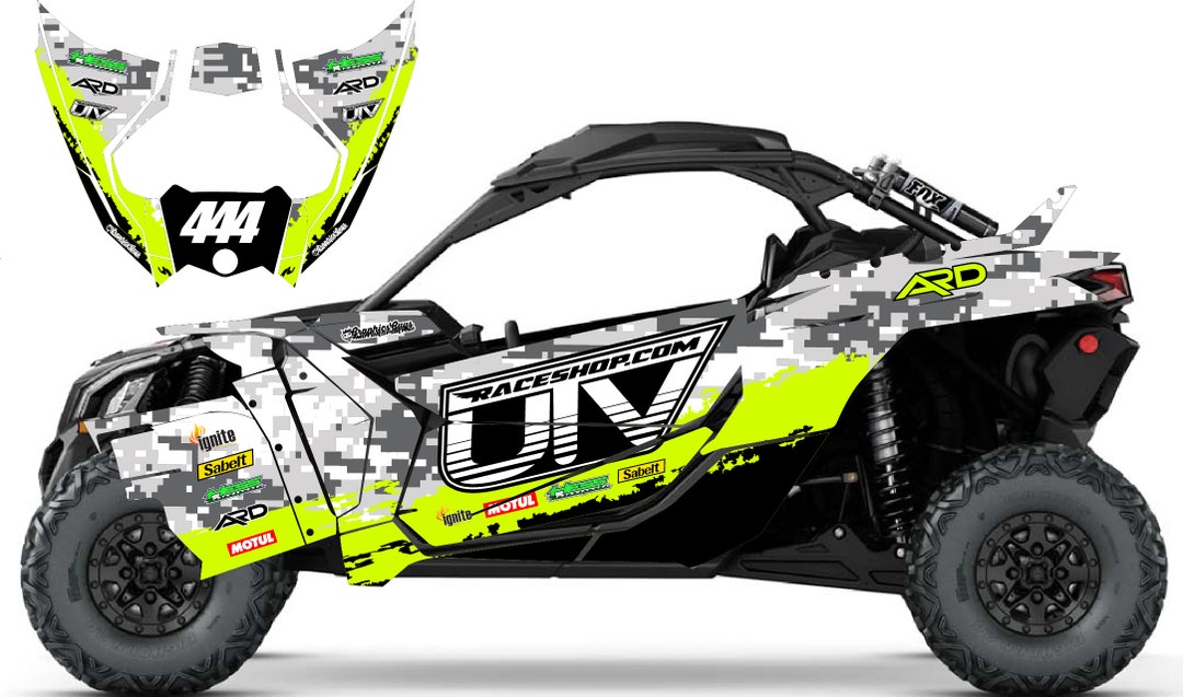 CANAM Digicamo - UTV Graphics Kit, Buggy Decals, Utv Stickers, Custom ...