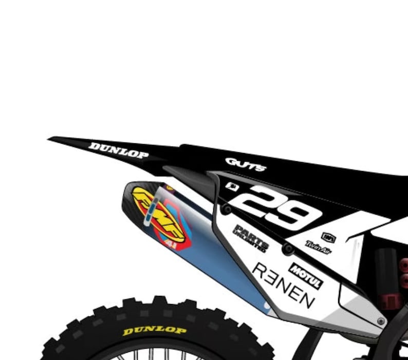 HUSQVARNA Power Grey - Mx Graphics Kit, Moto Graphics, Dirt Bike ...