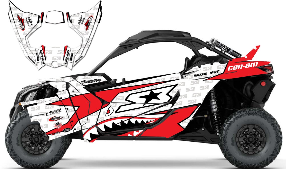 CANAM Fighter - Graphics Kit, Decals, Stickers, Custom, Free Shipping ...