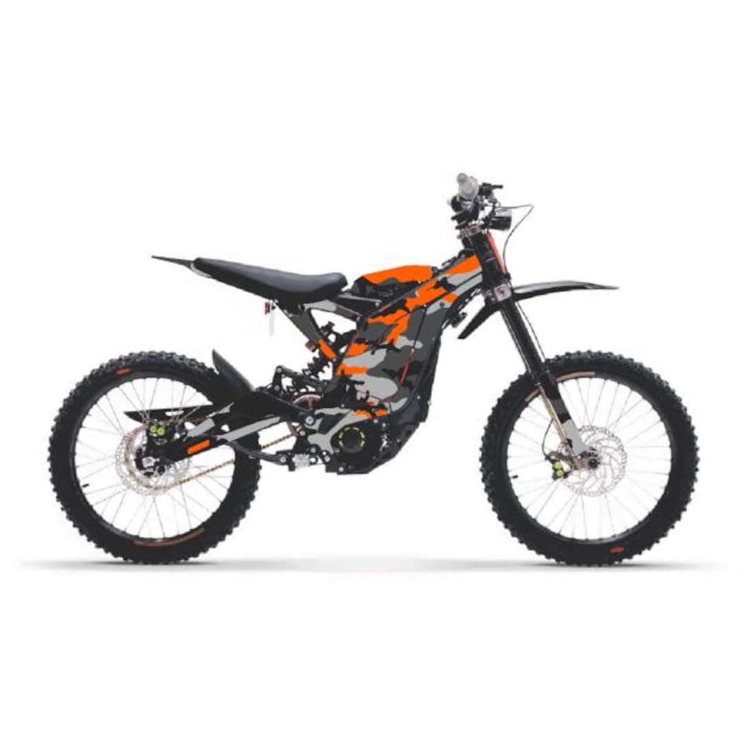 SURRON Light Bee Vivid Camo Orange Graphics - Bike NOT Included, Surron ...