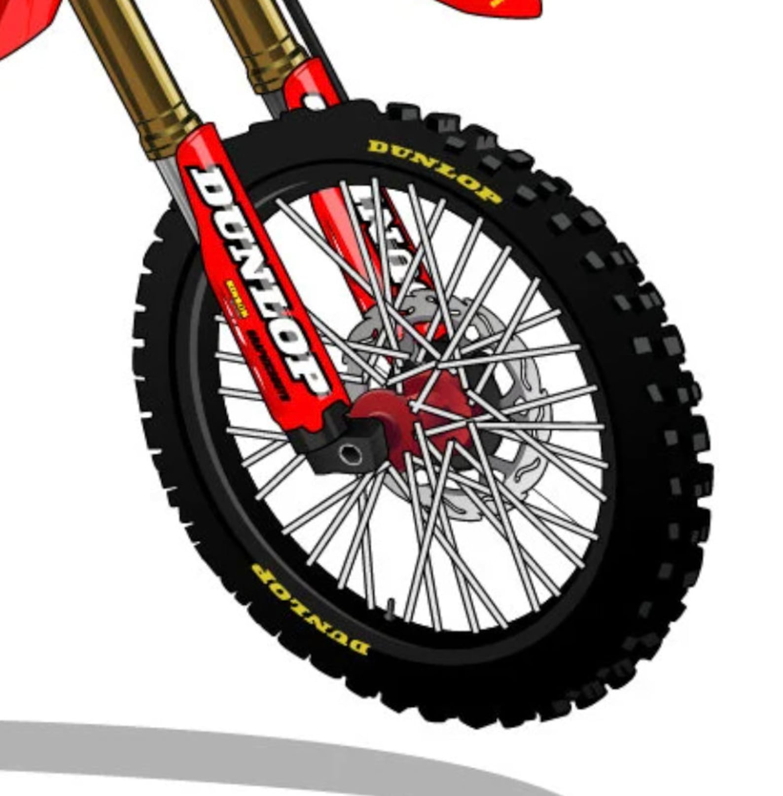 HONDA CRF Retro Mcgrath - Mx Graphics, Moto Graphics, Dirt Bike ...