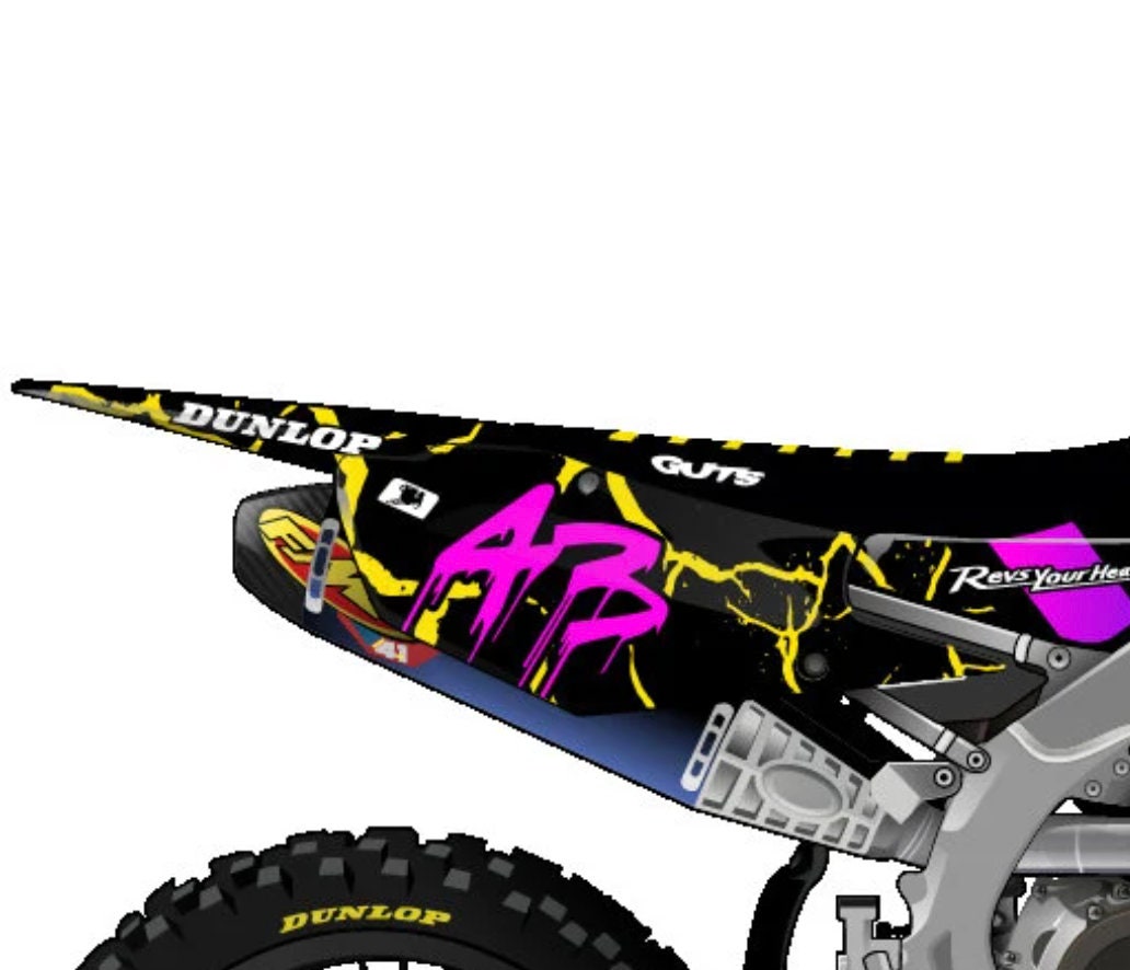 YAMAHA KB43 - Mx Graphics Kit, Moto Graphics, Dirt Bike Graphics Kit ...