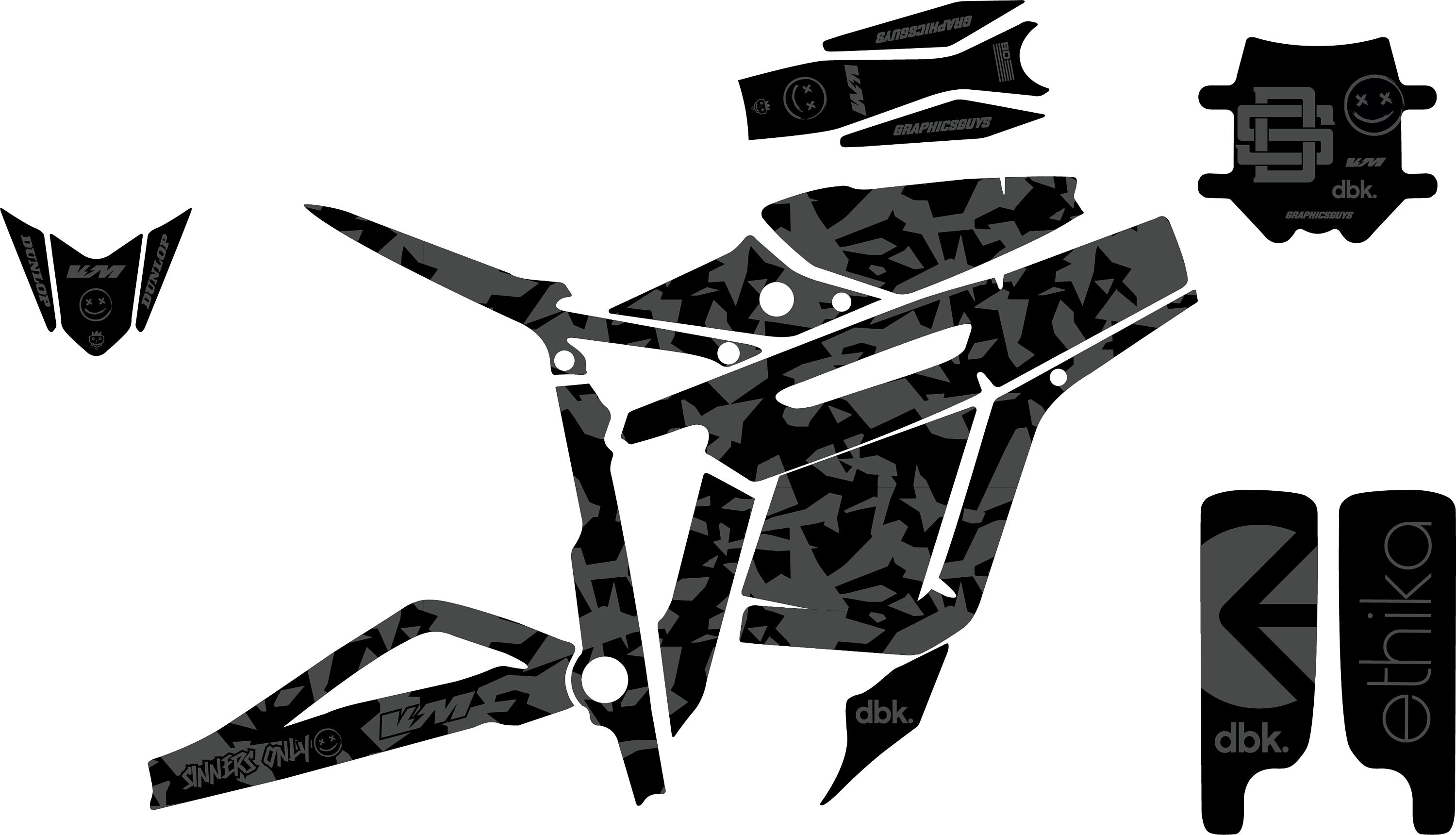 TALARIA Stealth Graphics - Bike NOT Included, Talaira Decals, Stickers ...