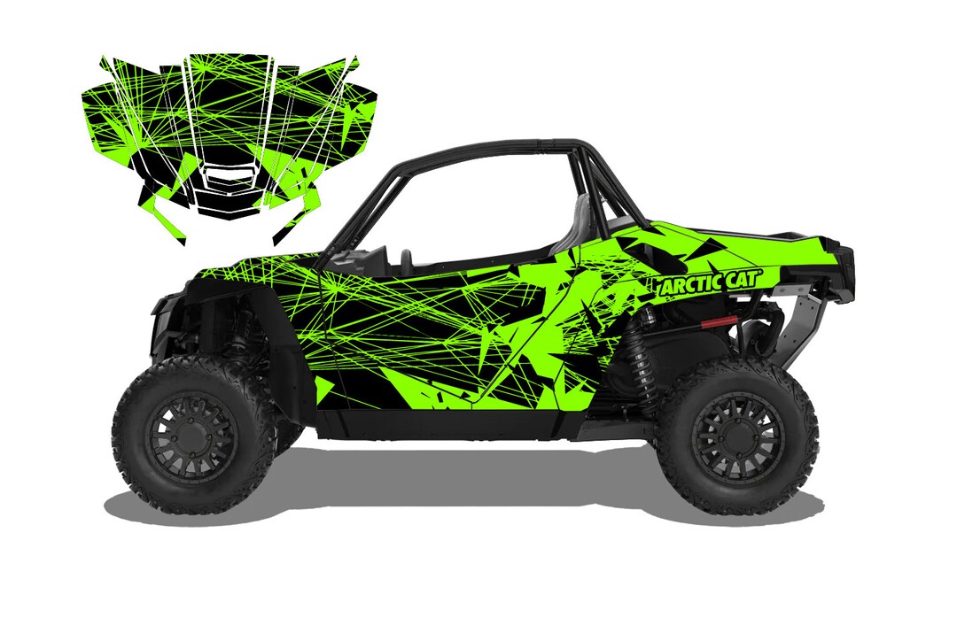 TEXTRON/ARCTIC CAT Lazer Green - Utv Graphics Kit, Wildcat Xx, Arctic ...