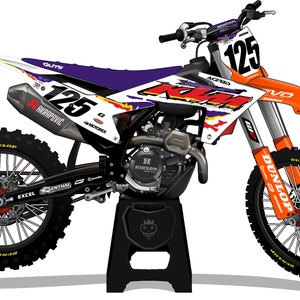 KTM Retro - Graphics Kit, Motocross Graphics, Decal Kit Custom, Free ...