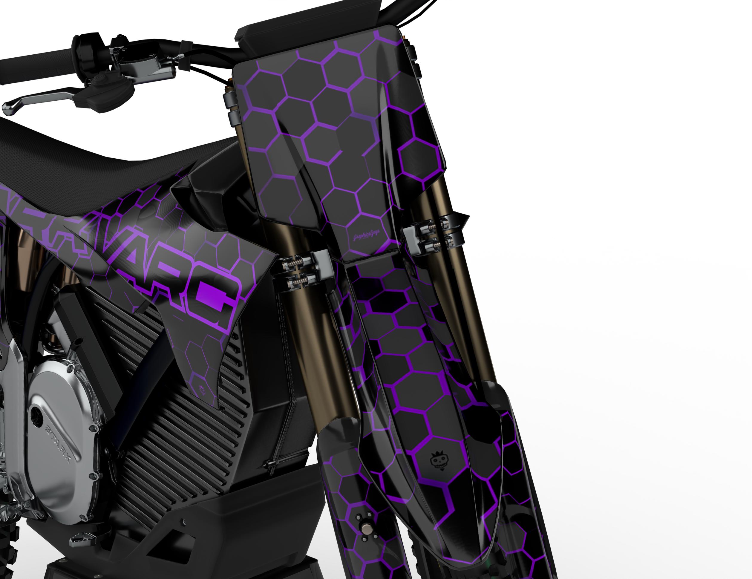 STARK VARG Hexcamo - E-bike Graphics Kit, Stark Varg Decals, Stickers ...