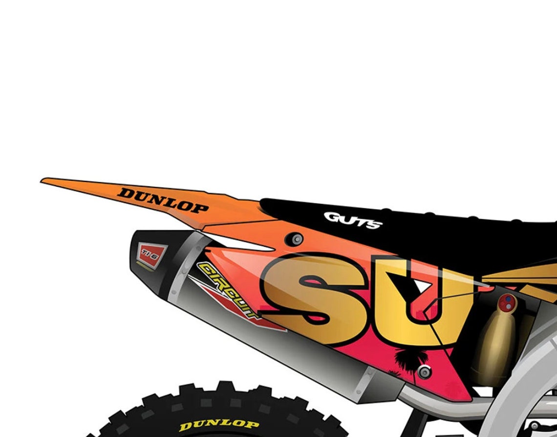 SUZUKI RMZ Vice City - Graphics Kit, Motocross Graphics, Decal Kit ...