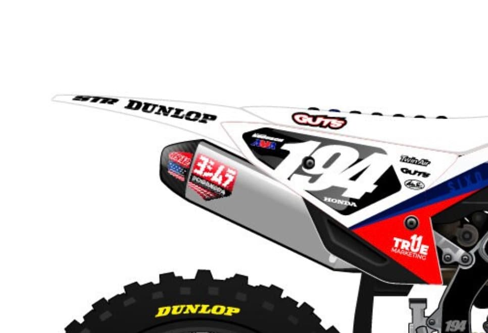 HONDA CRF STR - Mx Graphics Kit, Moto Graphics, Dirt Bike Graphics Kit ...