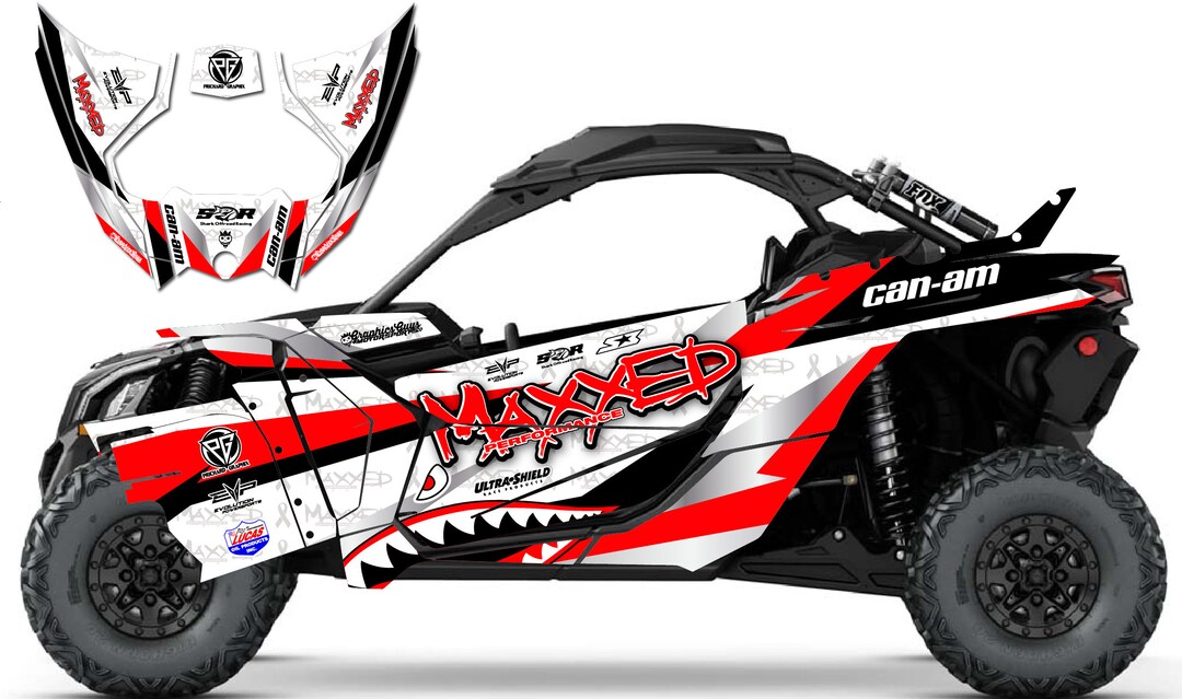 CANAM Shear - Graphics Kit, Utv Decal, Utv Graphics Kit, Buggy Graphics ...