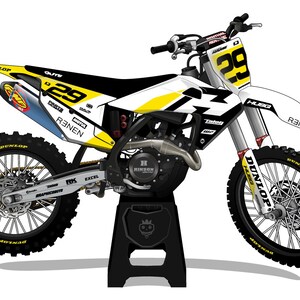 HUSQVARNA Power Yellow - Mx Graphics Kit, Moto Graphics, Dirt Bike ...