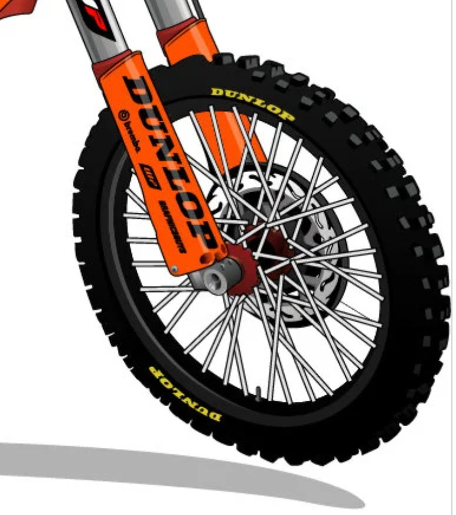 KTM Flex Black/white - Graphics Kit, Motocross Graphics, Decal Kit ...