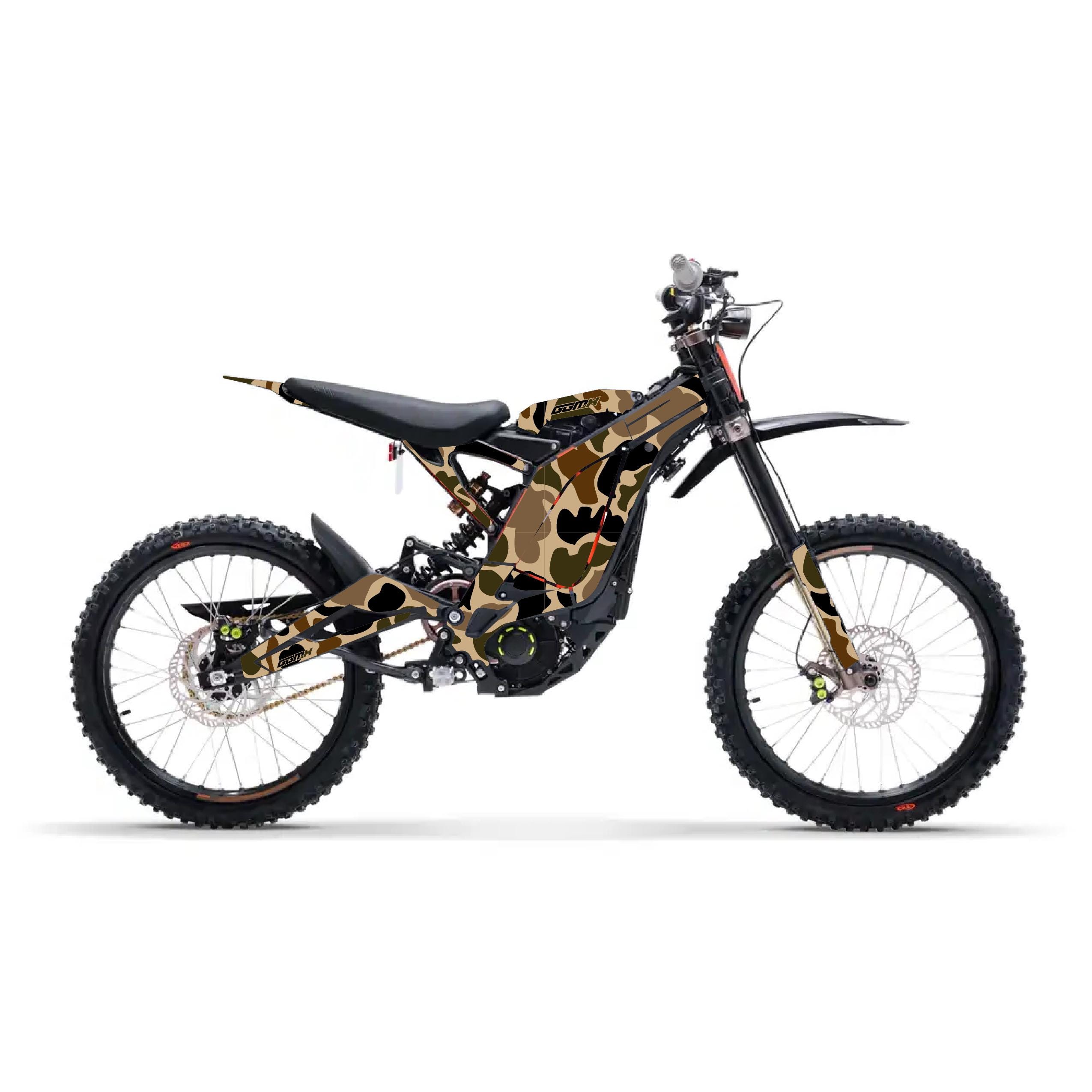 SURRON Light Bee DUCK CAMO - E-bike Graphics Kit, Surron Decals ...