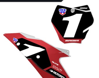 KTM Styled Mini Number Plate Decals QTY10 - Etsy