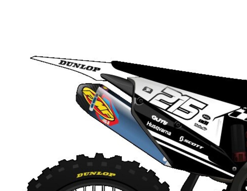 HUSQVARNA checkers Graphics Kit, Motocross Graphics, Decal Kit Custom ...