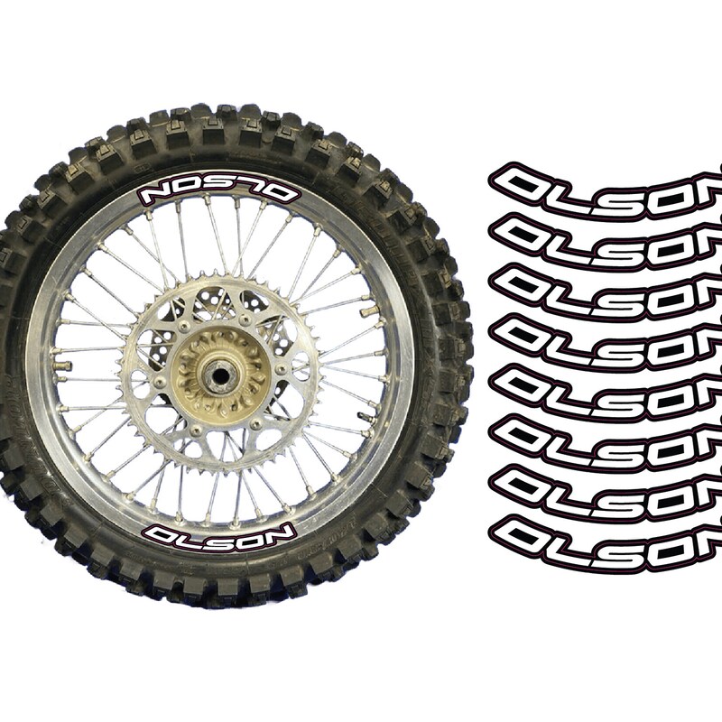 Motorcycle Wheel Rim Stickers - Etsy