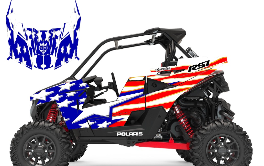 POLARIS RS1 Merica Decal Kit - Utv Graphics Kit, Polaris Rs1 Kit ...