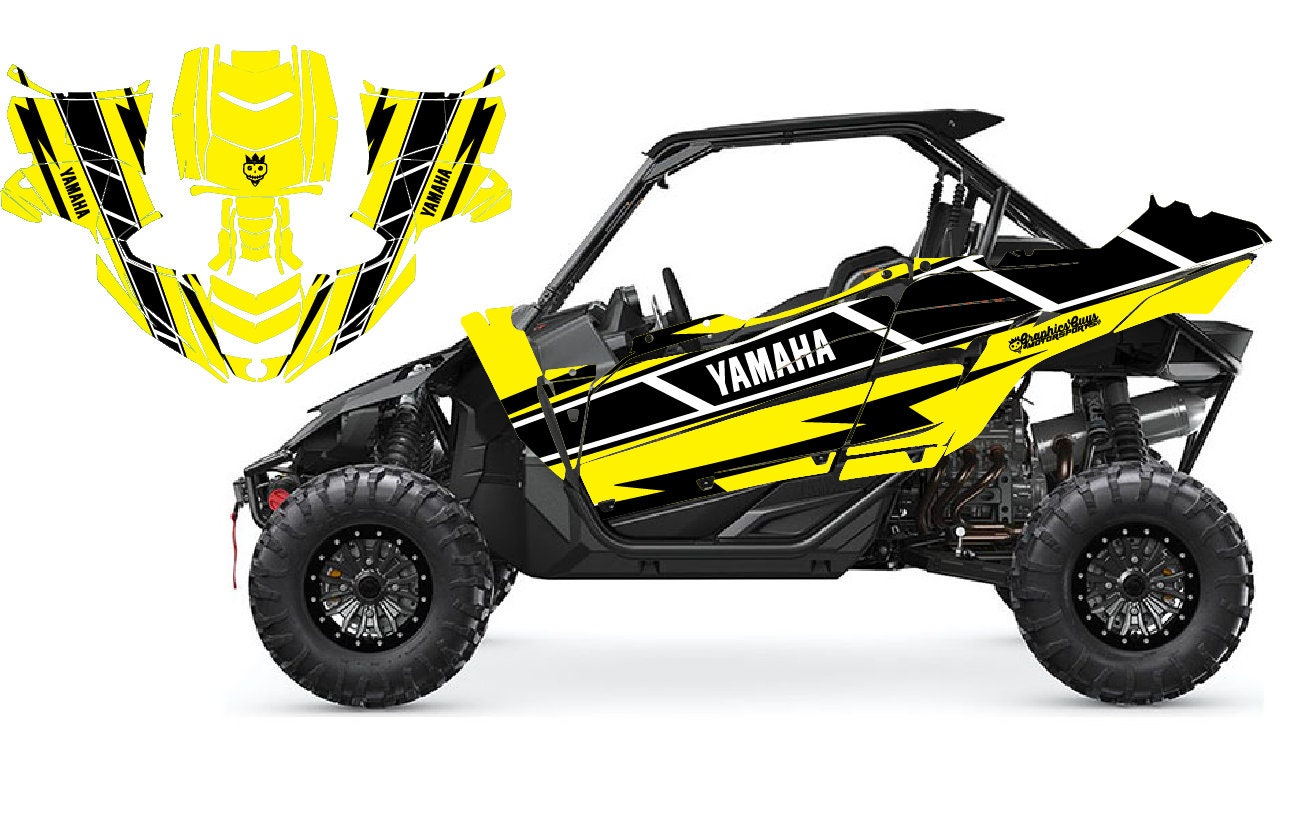 YAMAHA YXZ Retro - Graphics Kit, Decals, Stickers, Custom, Free ...