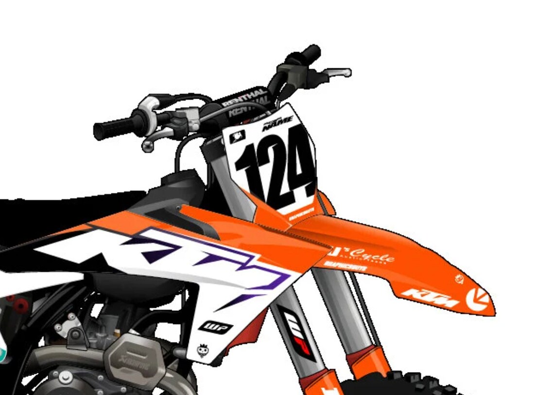 KTM Factory - Graphics Kit, Motocross Graphics, Decal Kit Custom, Free ...