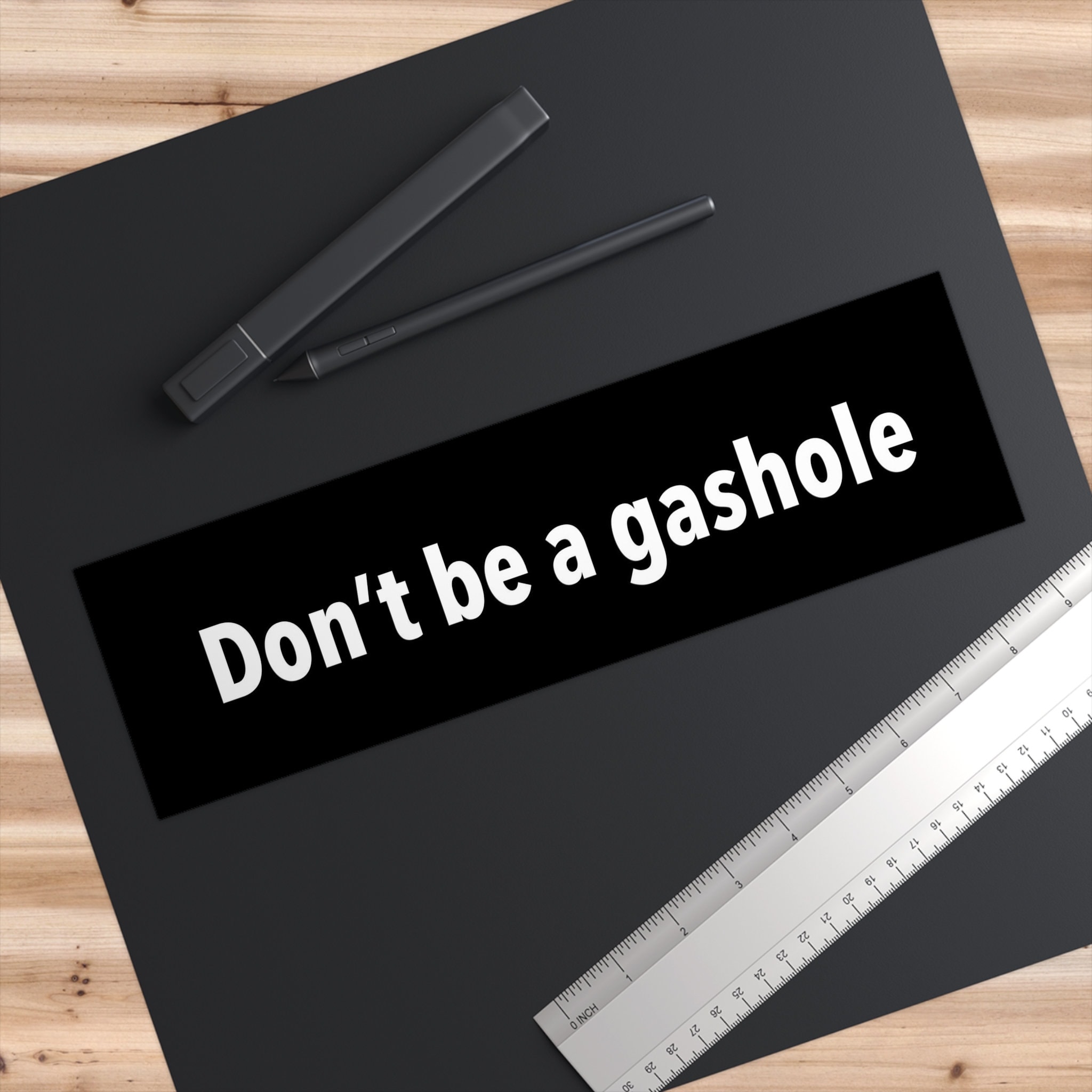 Don't Be a Gashole EV Bumper Sticker - Etsy