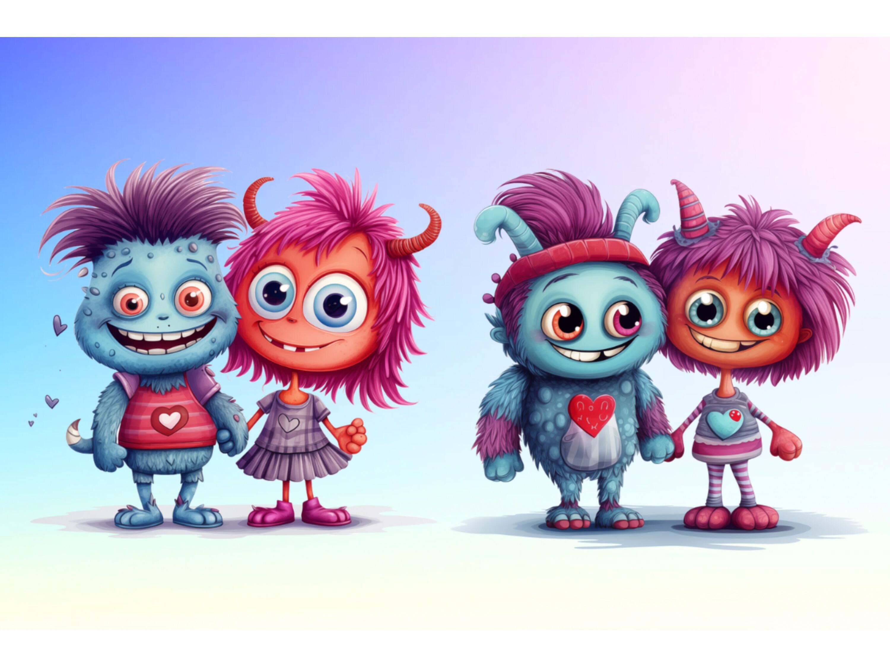 Love Monster Clipart, Monster Clipart, Monster, Valentine Clipart ...