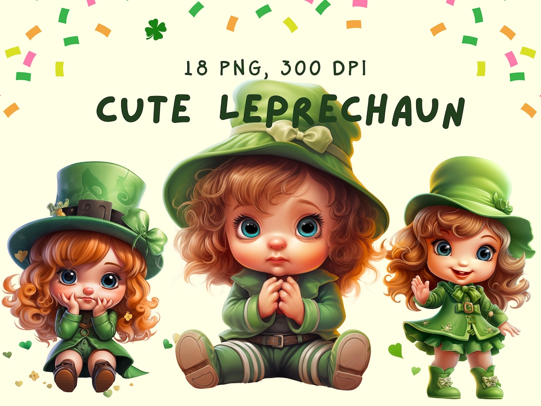 Cute Leprechaun, Leprechaun , St. Patrick Clipart , Leprechaun Clipart ...