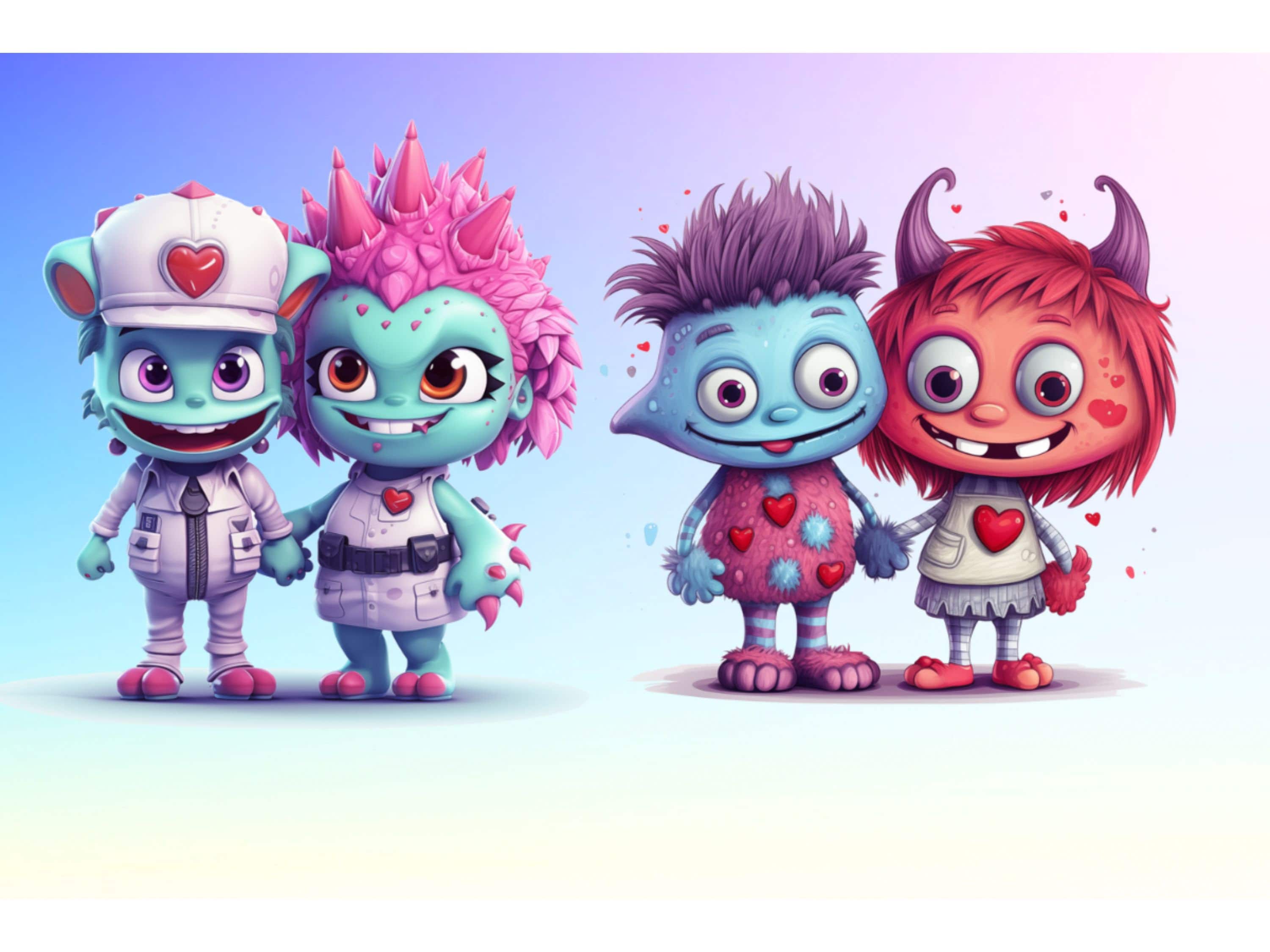 Love Monster Clipart, Monster Clipart, Monster, Valentine Clipart ...