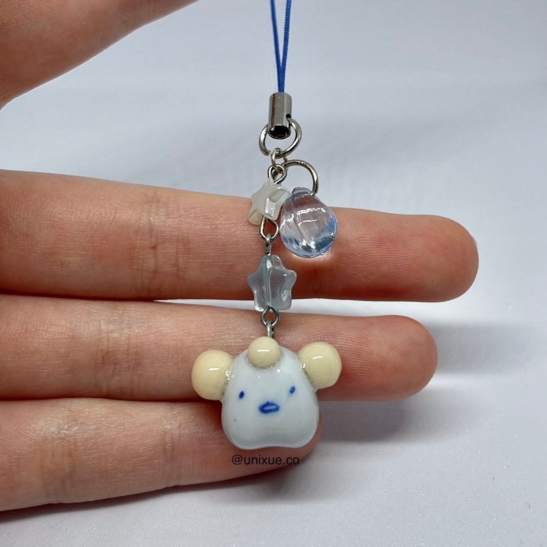 Unix Clay Friend Clay Charm Phone Strap Keychain Cute Accessories ...